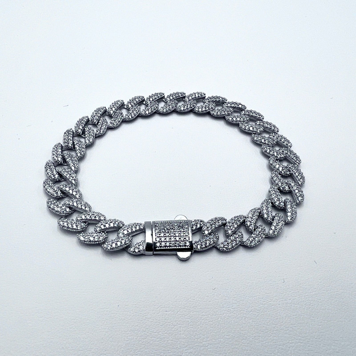 Cuban Silver Bracelet – Ice Concept Romania